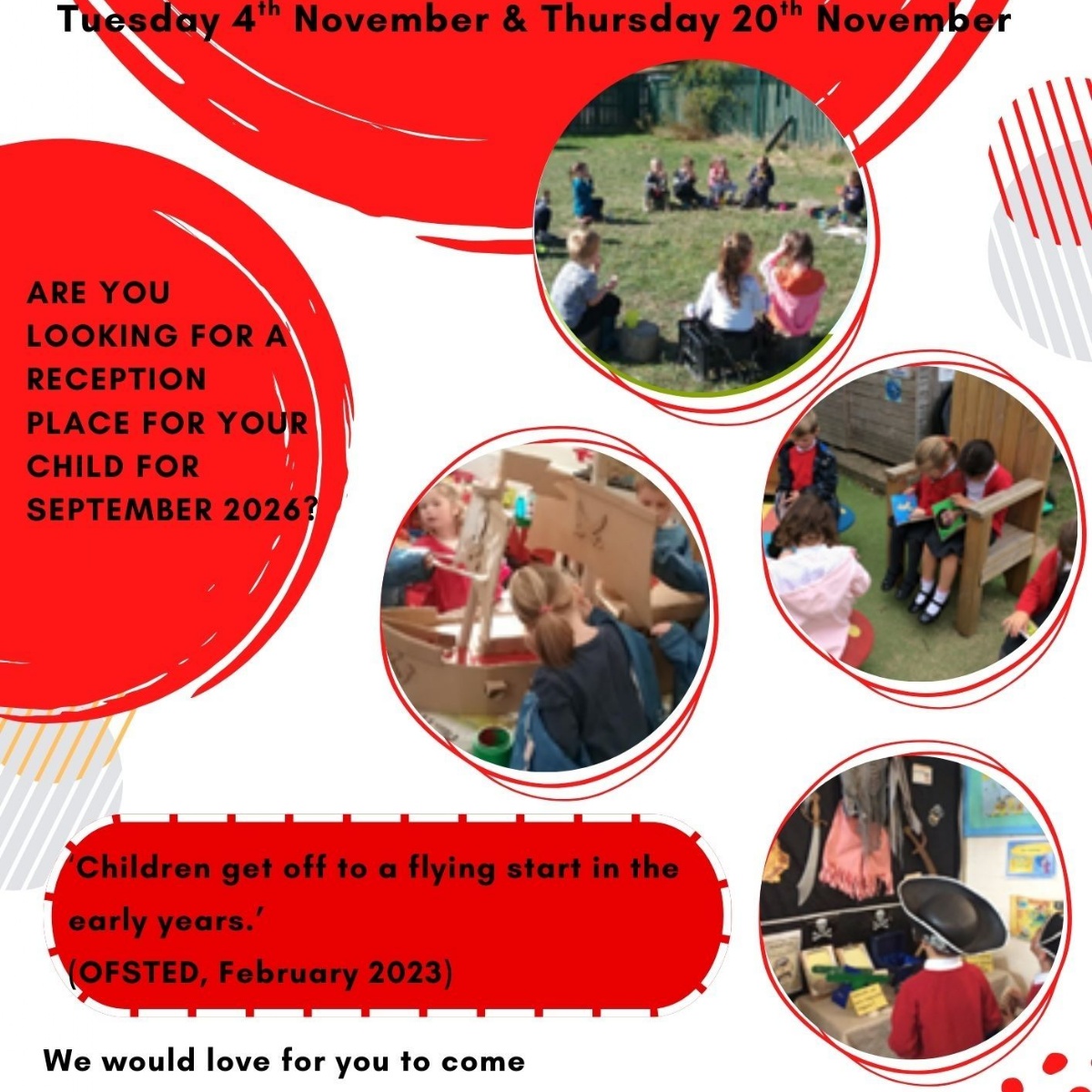 Calcot Schools - Calcot Infant School Open Morning, Tuesday 4th ...
